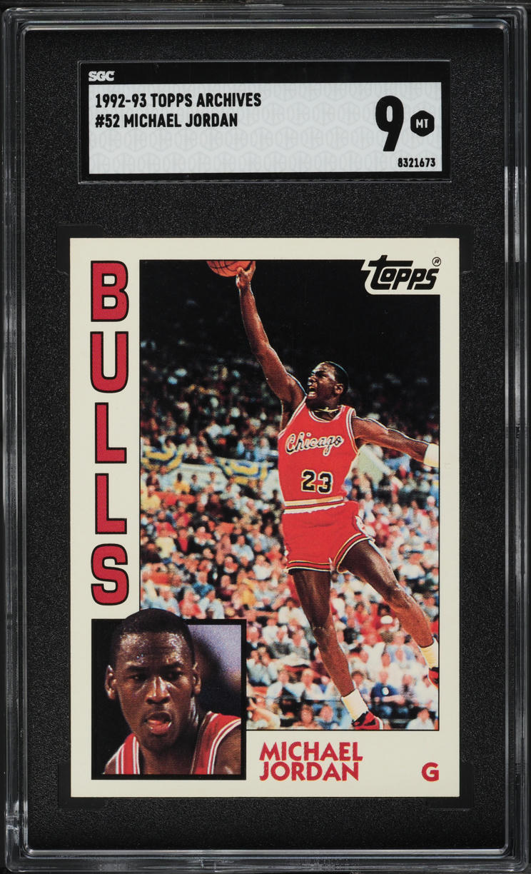 1993 Topps Archives Michael Jordan #52 SGC 9 MINT on Fanatics Collect