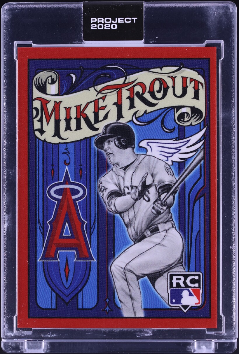 2020 Topps Project 2020 By Mister Cartoon Mike Trout #400 on Fanatics ...