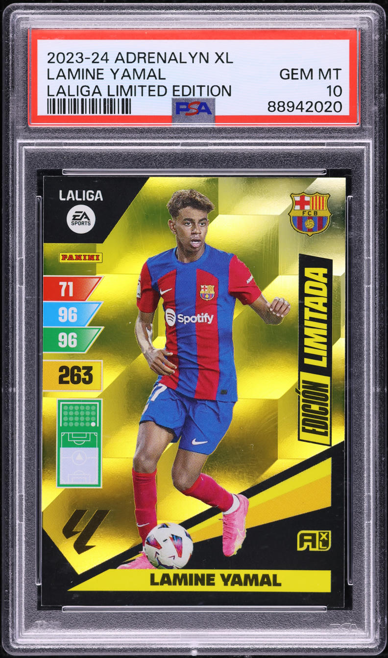 2023 Panini Adrenalyn XL Laliga Limited Edition Lamine Yamal ROOKIE PSA ...