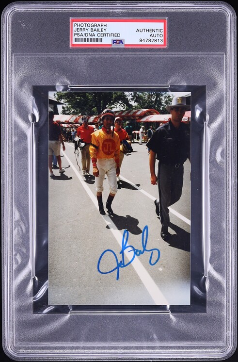 Jerry Bailey Signed Autographed Photograph AUTO PSA/DNA AUTH on ...