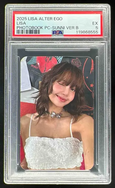 2025 Lisa Alter Ego Photobook PC Sunni Ver B Lisa PSA 5 on Fanatics Collect