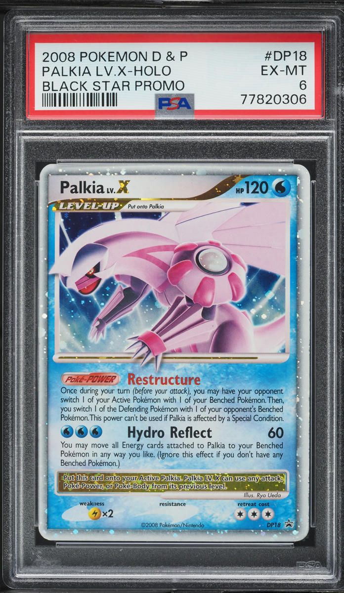 2008 Pokemon Diamond & Pearl Black Star Promo Holo Palkia Lv.X #DP18 PSA 6 EXMT on Fanatics Collect