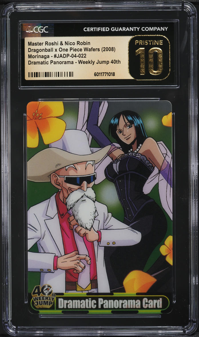 2008 Dragonball x One Piece Wafer Panorama Master Roshi & Nico Robin ...