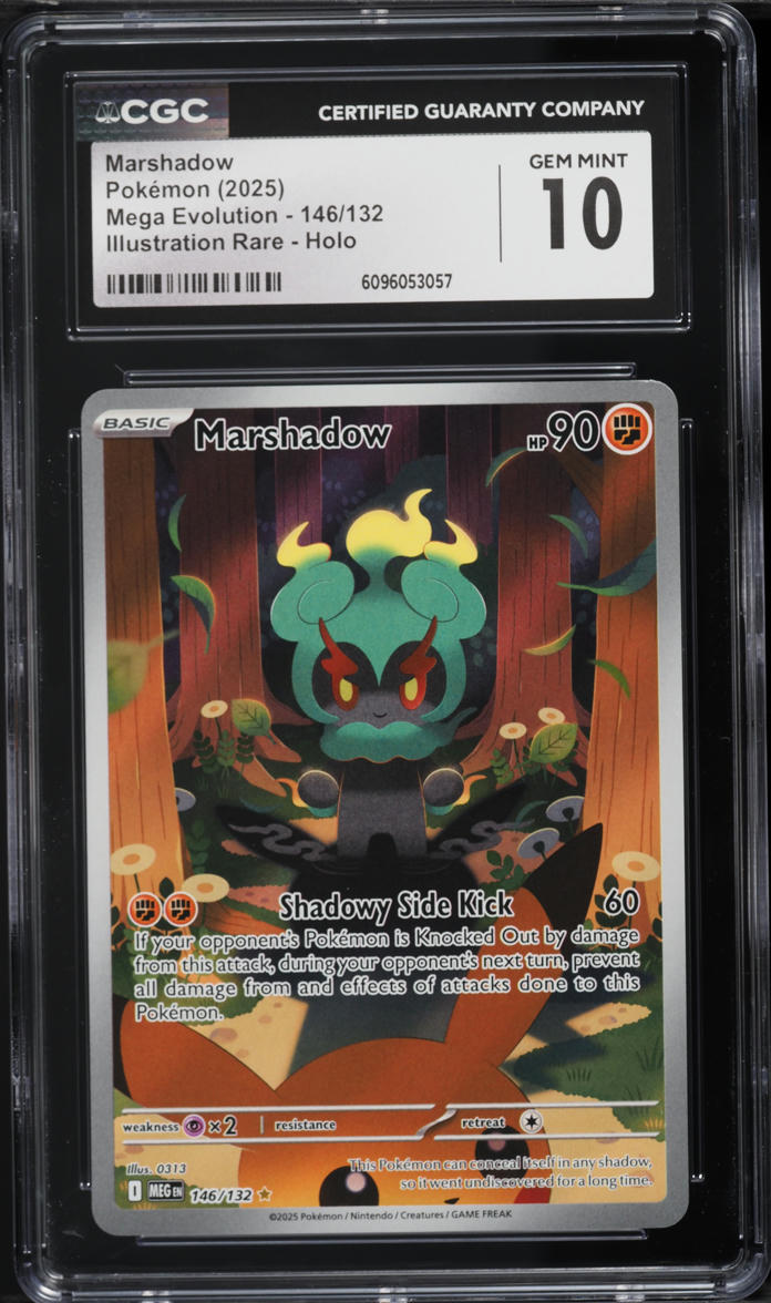 2025 Pokemon Mega Evolution IR Marshadow #146 CGC 10 GEM MINT on ...