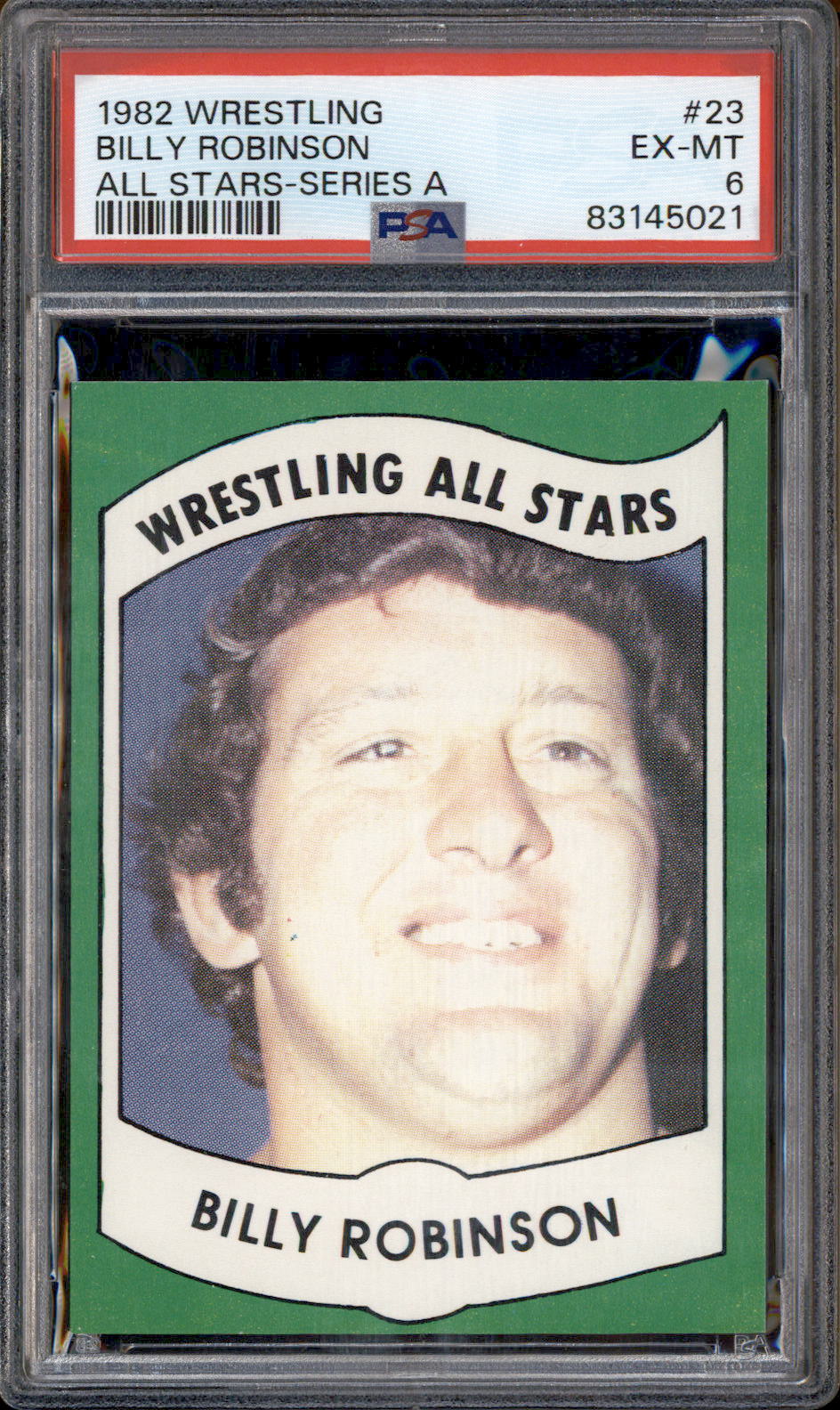 1982 Wrestling All Stars Series A #23 Billy Robinson PSA 6 on Fanatics ...