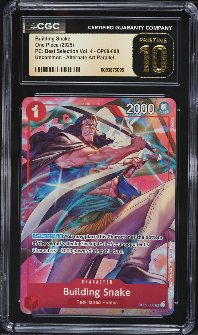 2025 One Piece PC Best Selection Vol 4 Alternate Art Parallel Building ...