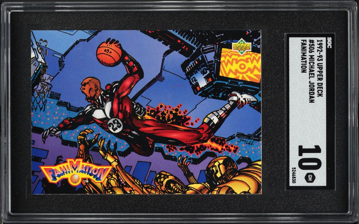 1992 Upper Deck Fanimation Michael Jordan #506 SGC 10 GEM MINT on ...