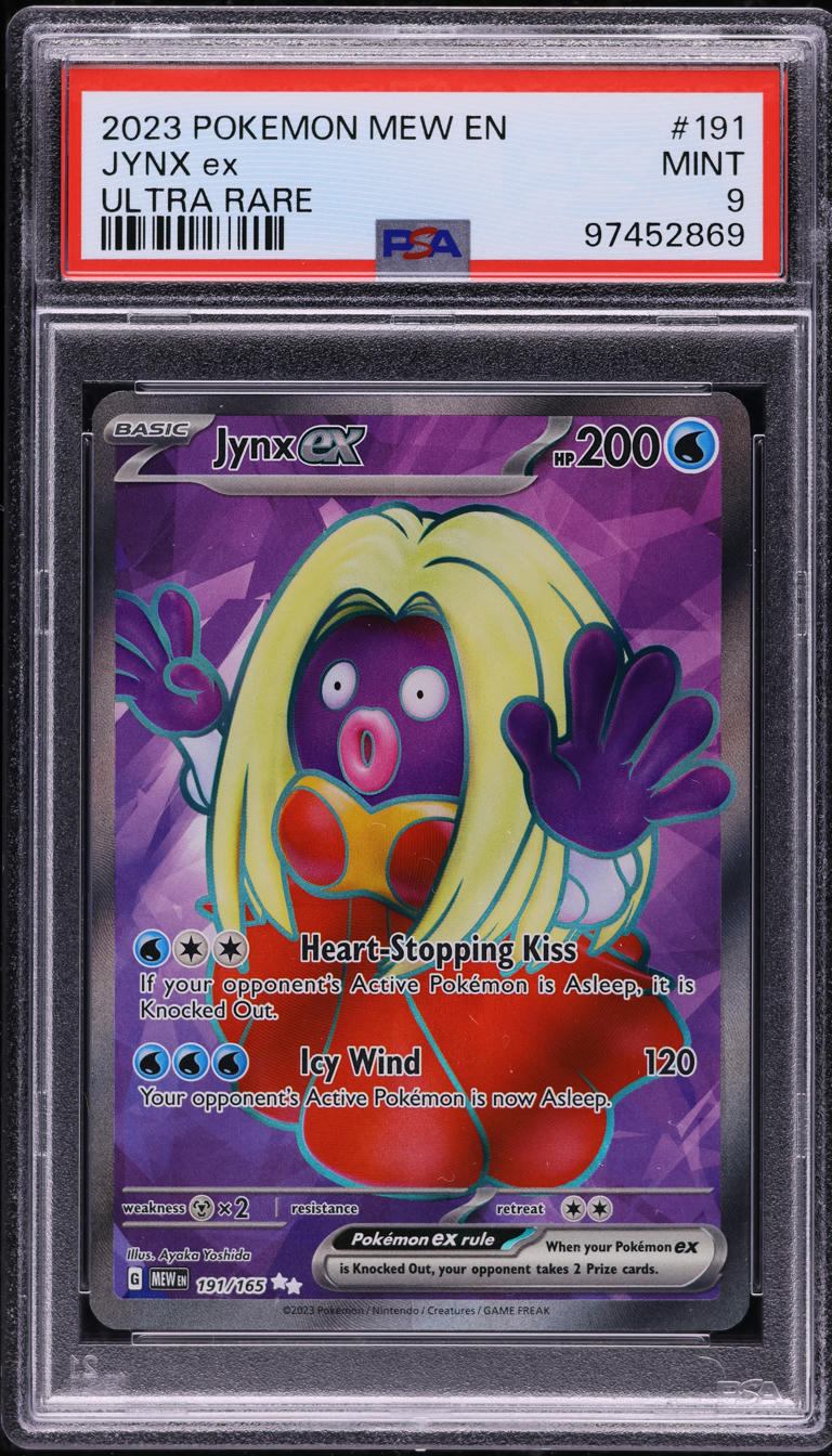 2023 Pokemon Scarlet & Violet 151 Ultra Rare Jynx Ex #191 PSA 9 MINT on ...