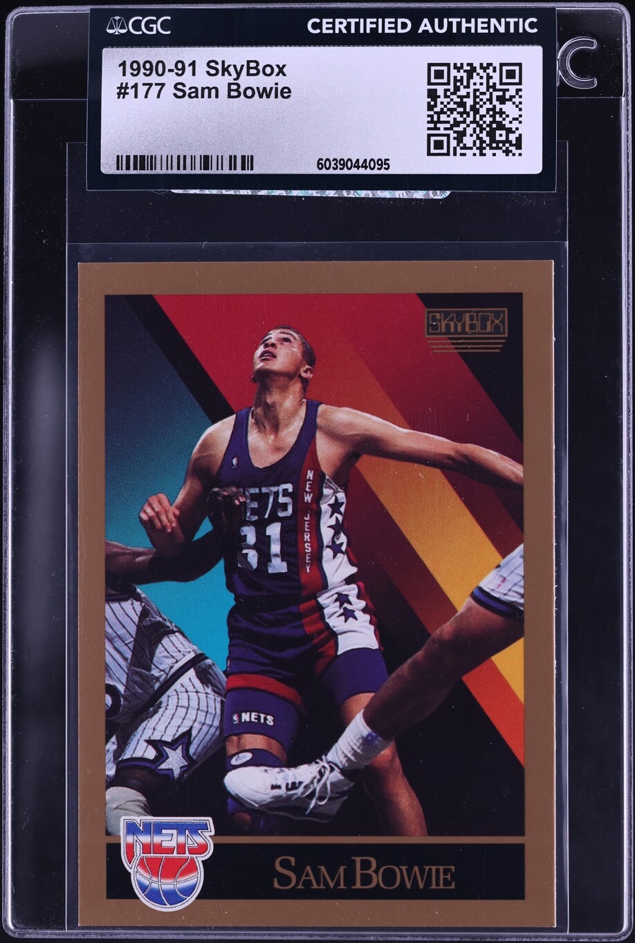 1990 Skybox Basketball Sam Bowie #177 CGC AUTH on Fanatics Collect