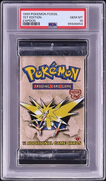 1999 Pokemon Fossil Pack Zapdos 1st Edition PSA 10 GEM MINT on Fanatics ...