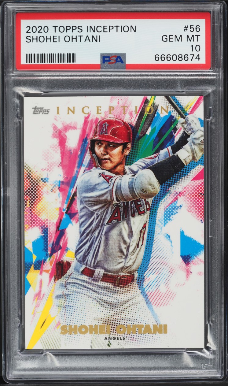 2020 Topps Inception Shohei Ohtani #56 PSA 10 GEM MINT on Fanatics Collect
