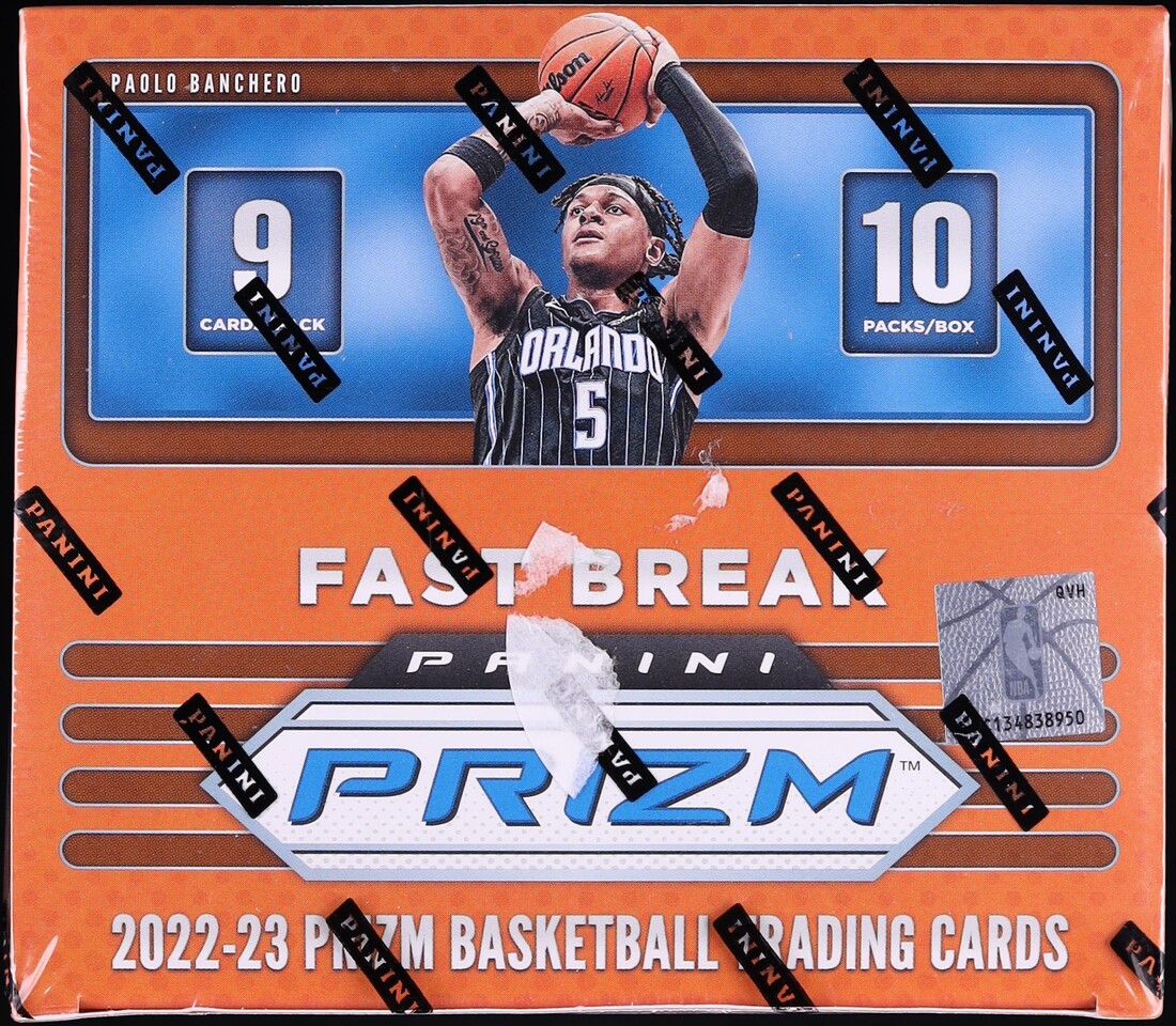 2022 Panini Prizm Basketball Sealed Fast Break Box, 10ct Packs on ...
