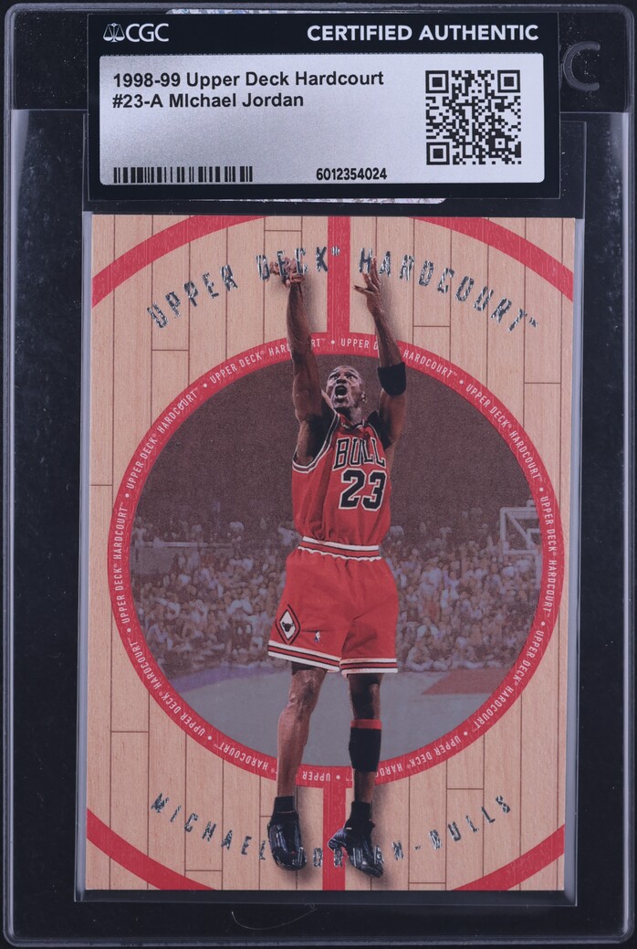 1998 Upper Deck Hardcourt MIchael Jordan #23 CGC AUTH on Fanatics Collect