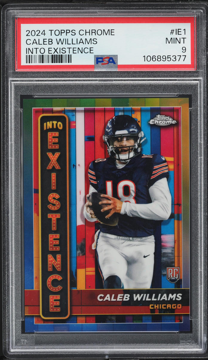 2024 Topps Chrome Into Existence Caleb Williams ROOKIE #IE-1 PSA 9 MINT ...