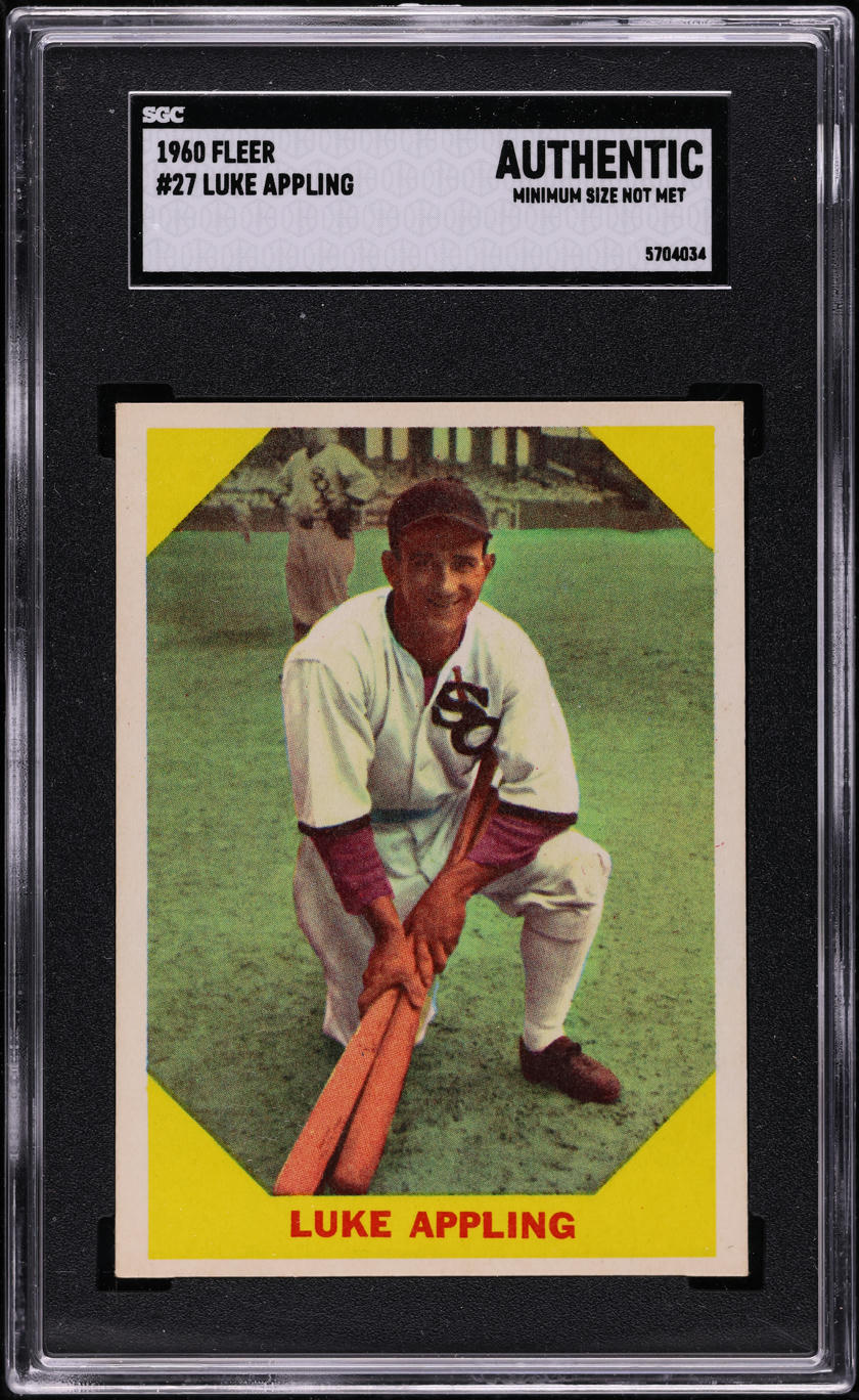 1960 Fleer Luke Appling #27 SGC AUTH on Fanatics Collect