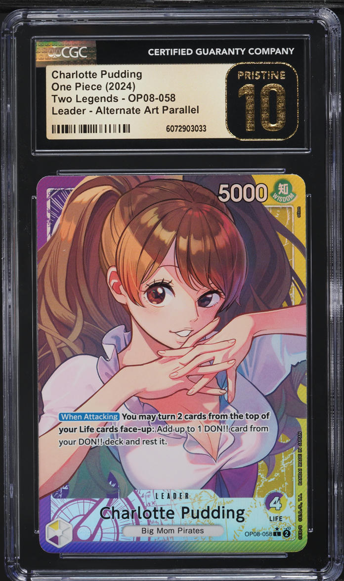 2024 One Piece Two Legends Alt Art Charlotte Pudding #OP08-058 CGC 10 ...