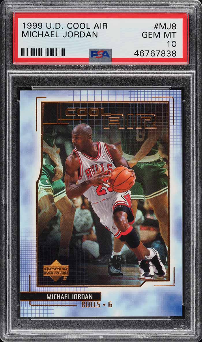 1999 Upper Deck Cool Air Michael Jordan #MJ8 PSA 10 GEM MINT on ...