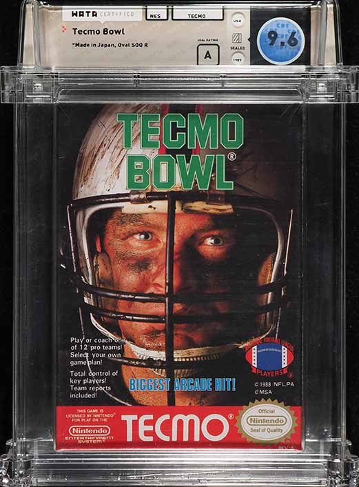 Tecmo Bowl (Nintendo NES) WATA 9.6 A Sealed on Fanatics Collect