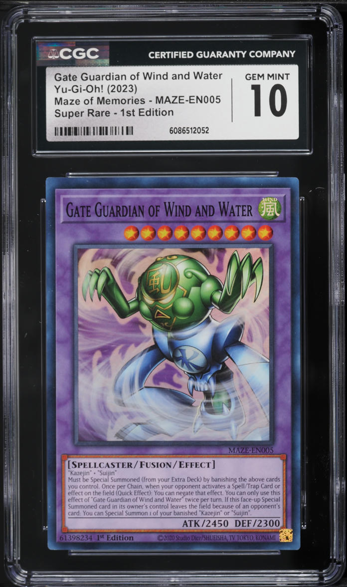 2023 Yu-Gi-Oh! MAZE 1st Edition Super Rare Gate Guardian Of Wind And ...
