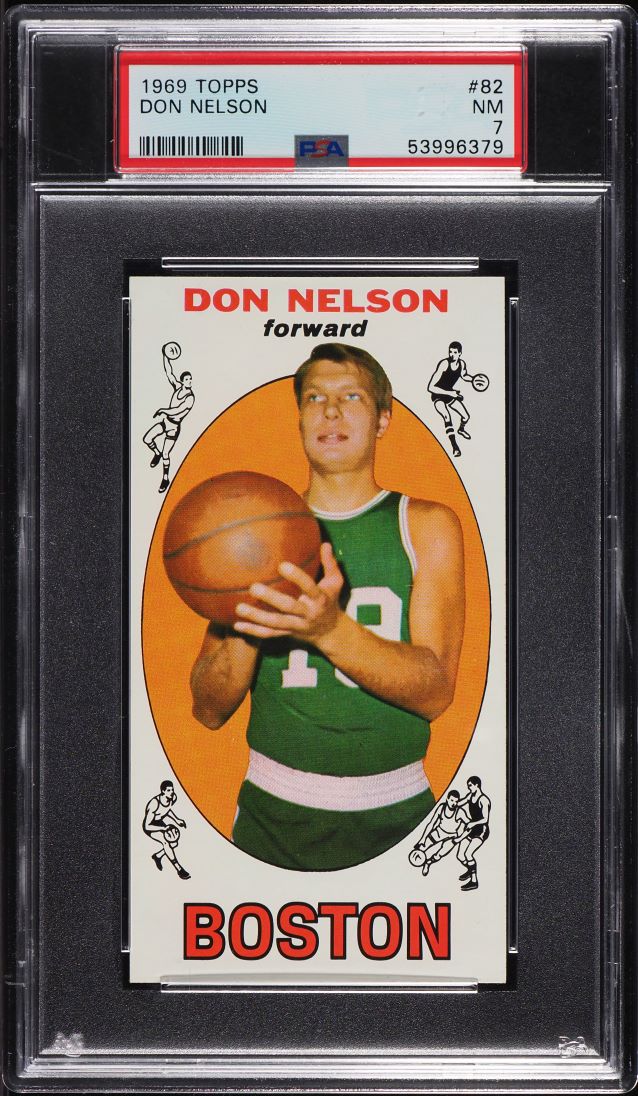 1969 Topps Basketball Don Nelson ROOKIE #82 PSA 7 NRMT on Fanatics Collect
