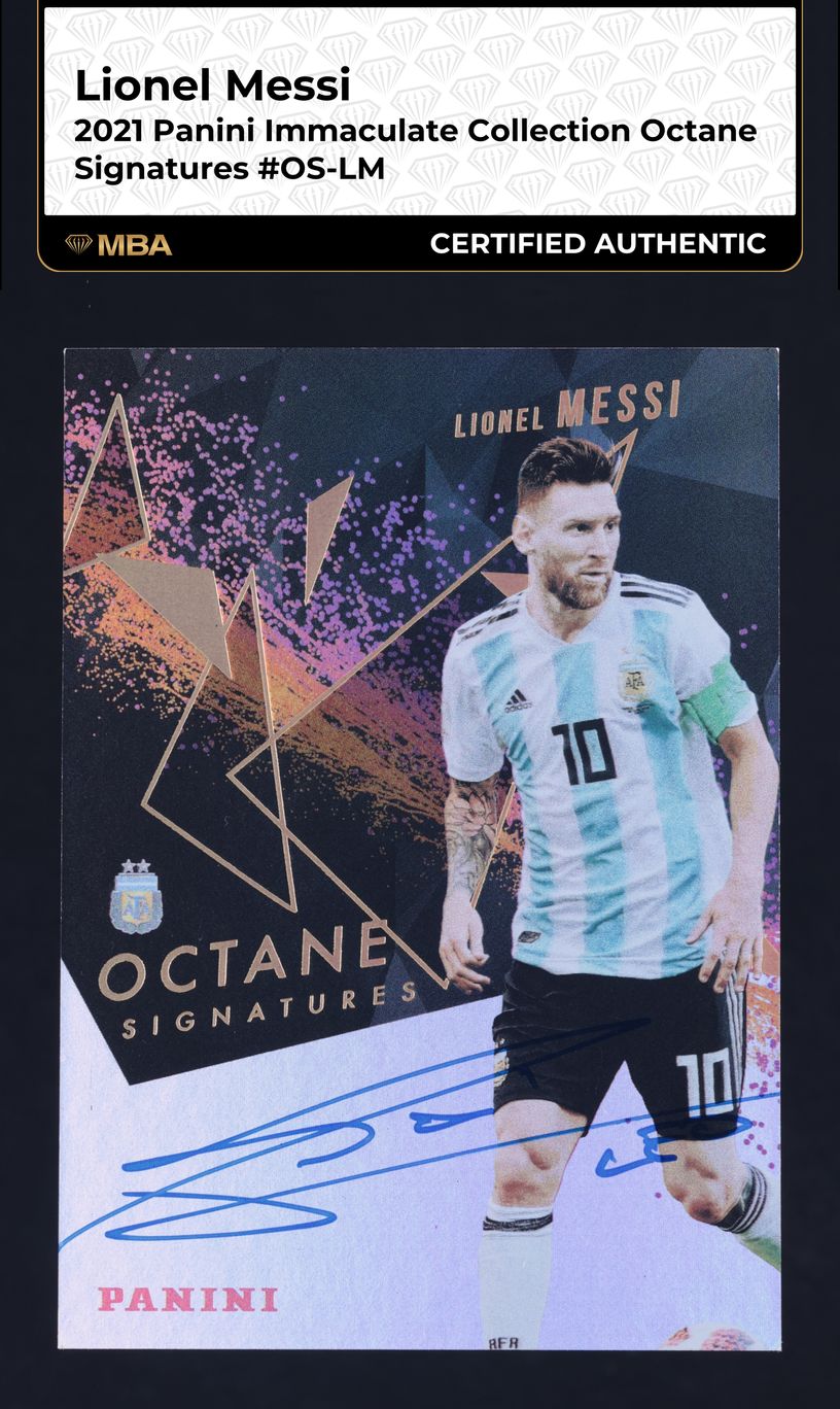 2021 Immaculate Collection Octane Signatures Lionel Messi AUTO #OS-LM ...