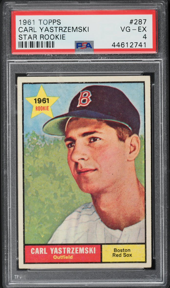 1961 Topps Carl Yastrzemski ROOKIE #287 PSA 4 VGEX on Fanatics Collect