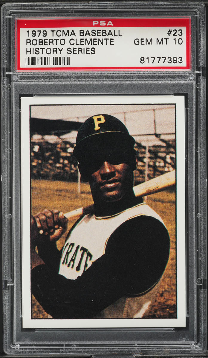 1979 TCMA Baseball Roberto Clemente HISTORY SERIES #23 PSA 10 GEM MINT ...