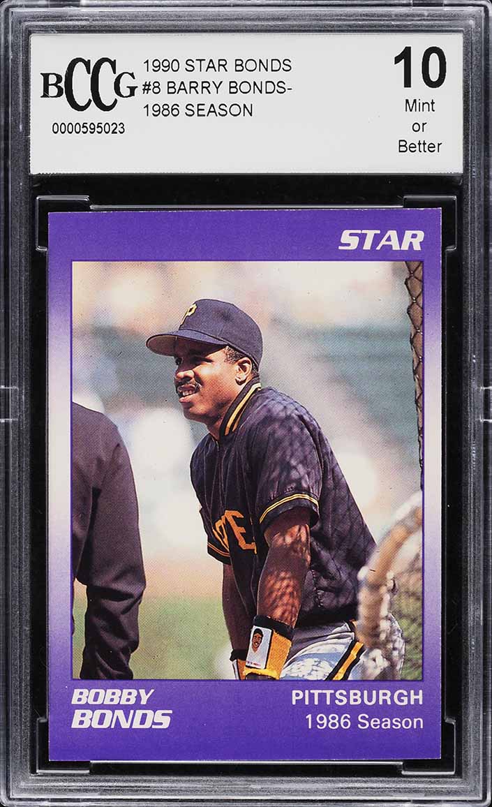 1990 Star '86 Season Barry Bonds #8 BCCG 10 on Fanatics Collect