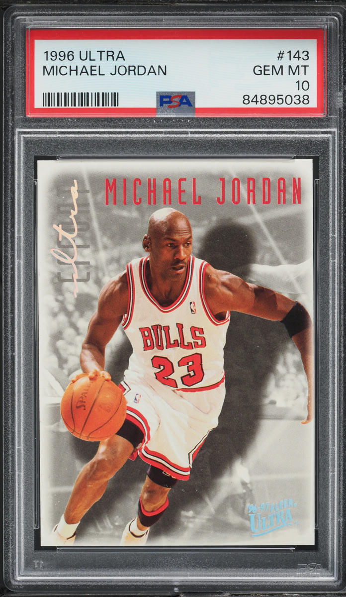 1996 Ultra Basketball Michael Jordan #143 PSA 10 GEM MINT on Fanatics Collect