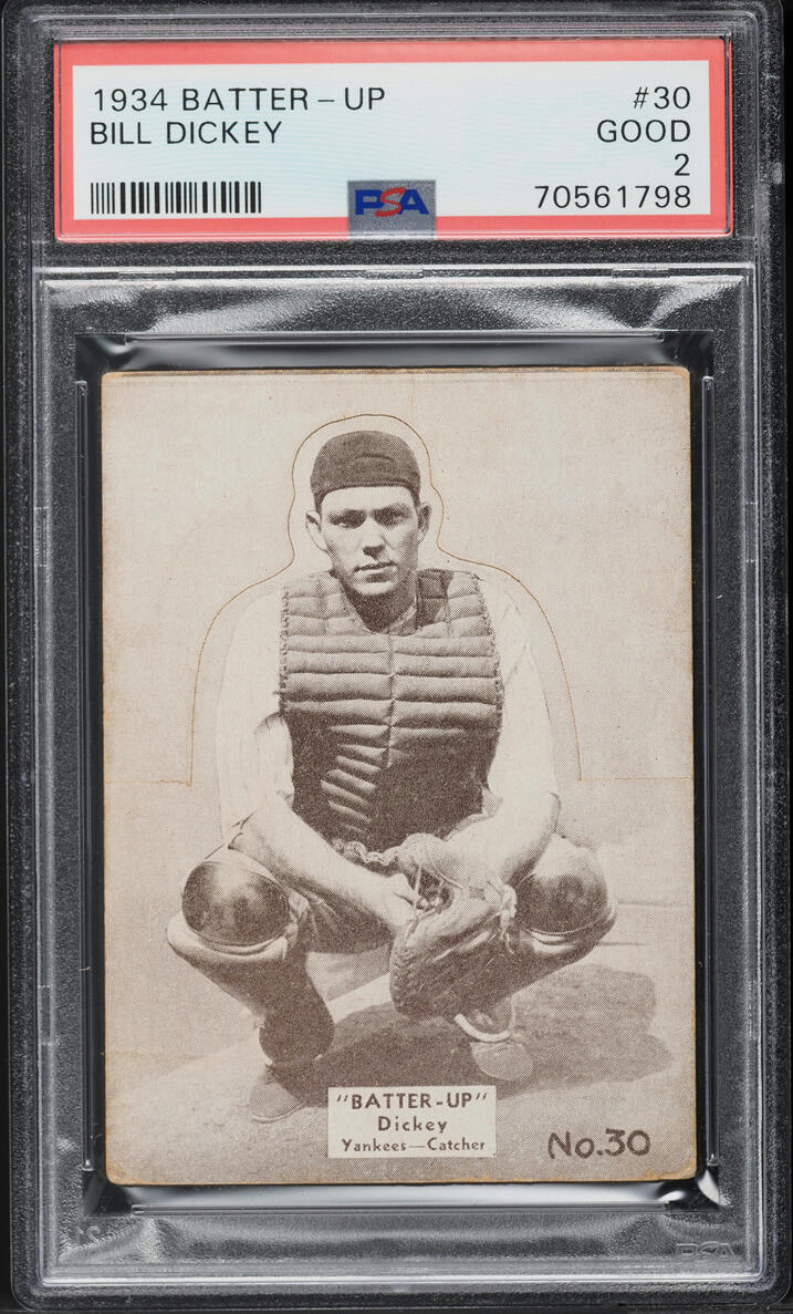 1934 Batter - Up Bill Dickey #30 PSA 2 GD on Fanatics Collect