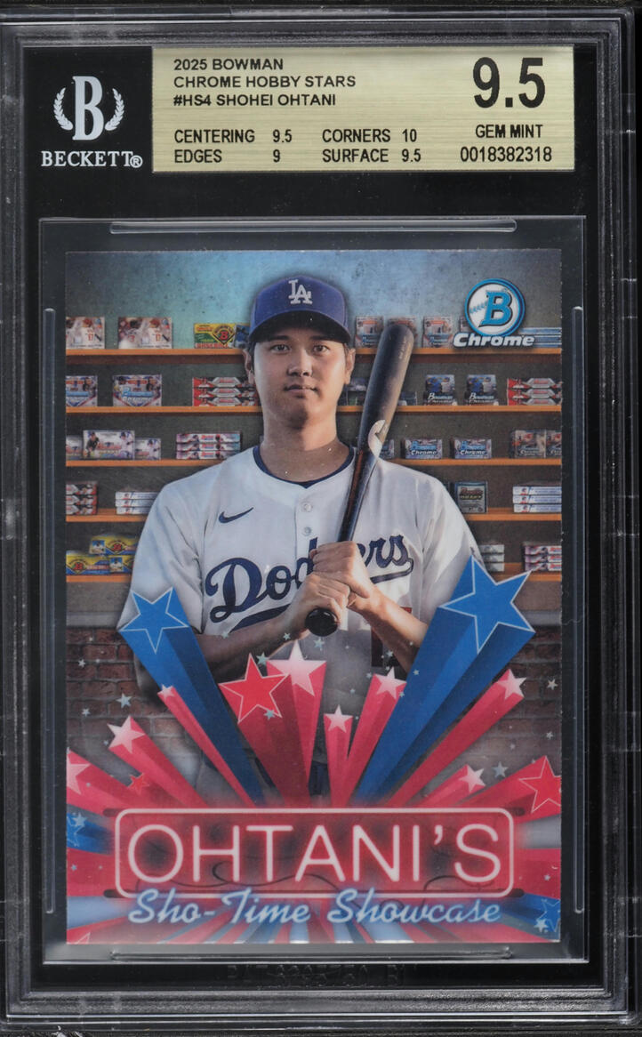 2025 Bowman Chrome Hobby Stars Shohei Ohtani #HS4 BGS 9.5 GEM MINT on ...