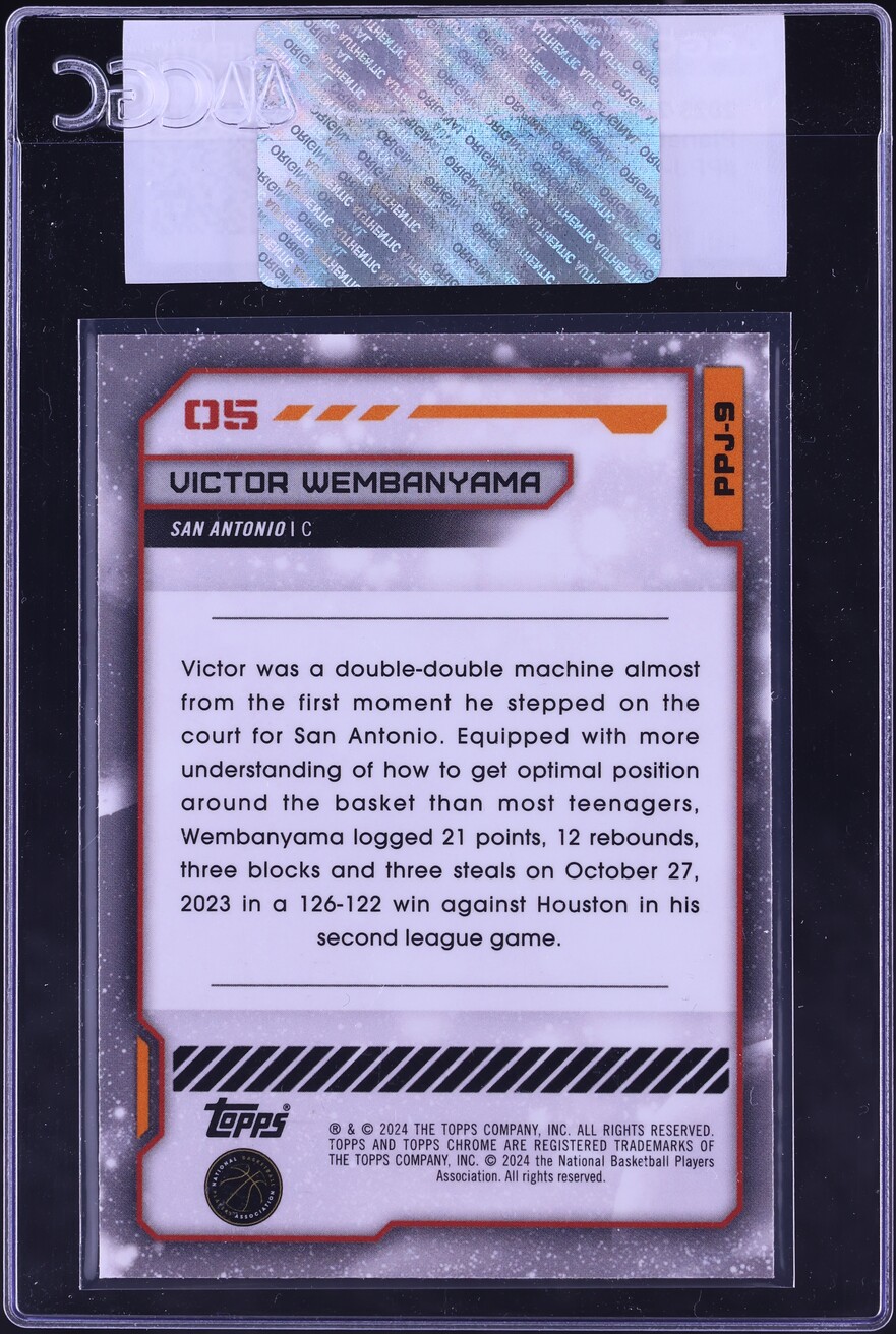 2023 Topps Chrome Cosmic Planetary Pursuit Jupiter Victor Wembanyama ...
