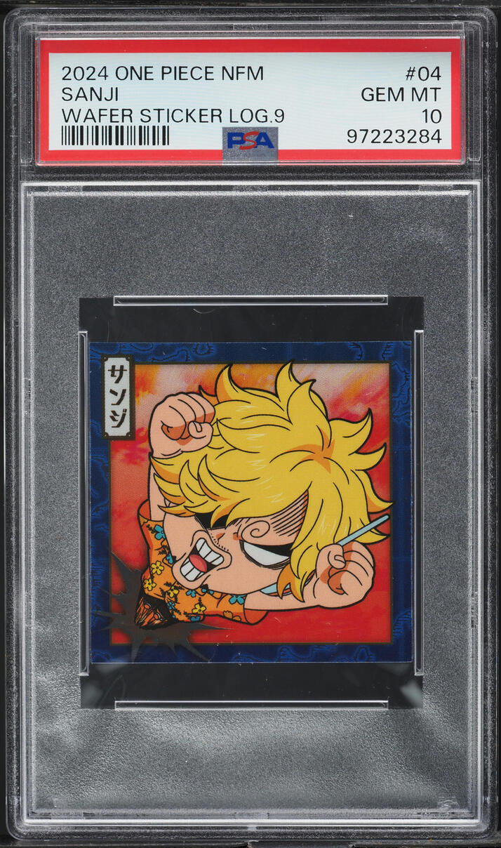 2024 One Piece Niformesion Great Pirate Wafer Sticker Sanji #04 PSA 10 ...
