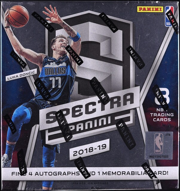 2018 Panini Spectra Basketball Sealed Hobby Box, Luka Doncic ROOKIE? on ...