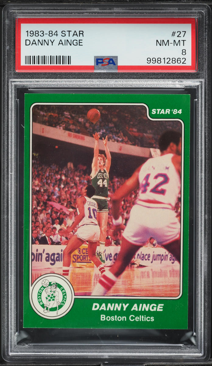 1983-84 Star Basketball Danny Ainge ROOKIE #27 PSA 8 NM-MT on Fanatics ...