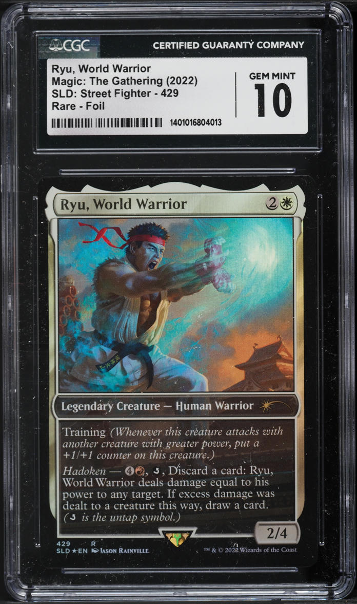 2022 Magic The Gathering SLD Street Fighter Foil Ryu, World Warrior ...