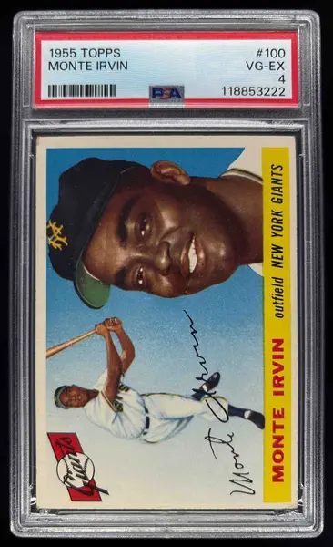 1955 Topps #100 Monte Irvin PSA 4 on Fanatics Collect