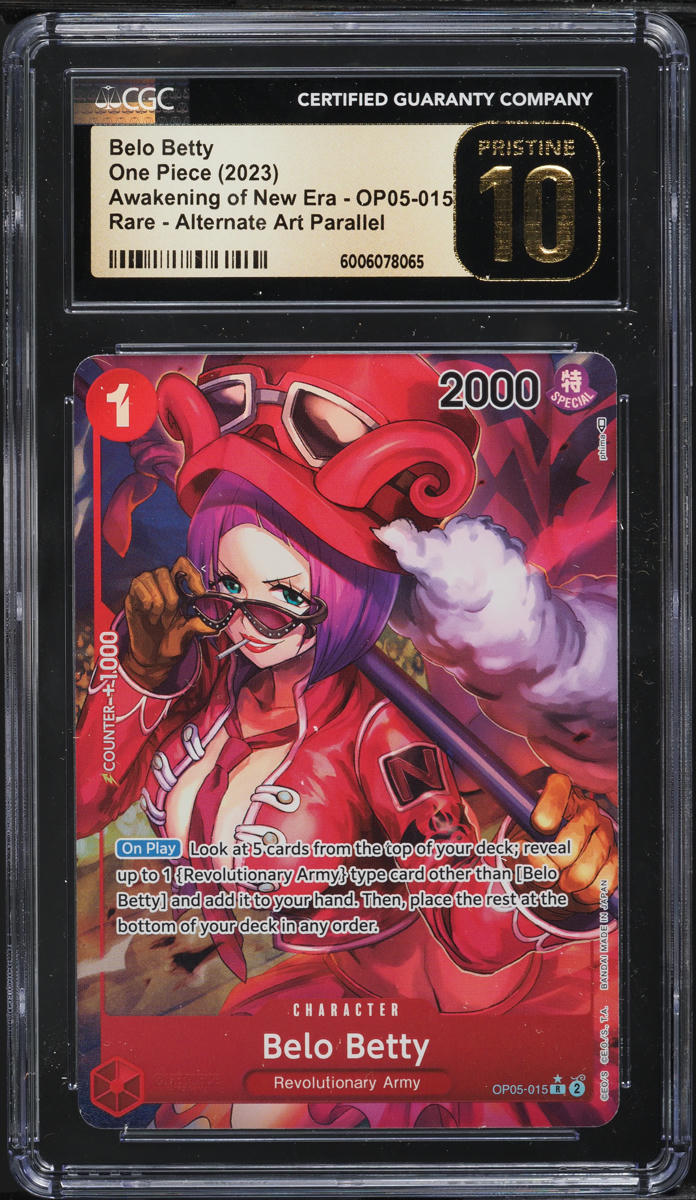 2023 One Piece Awakening Of New Era Alt Art Parallel Belo Betty #OP05 ...