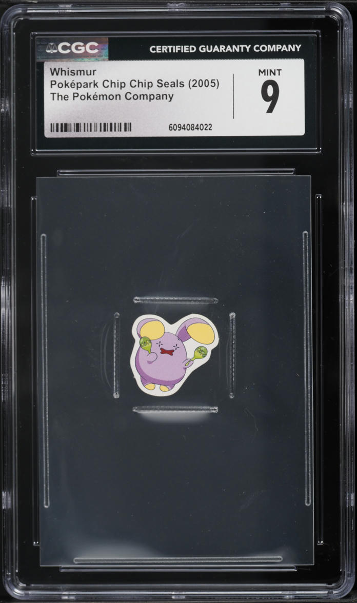 2005 Pokemon Pokepark Chip Chip Seals Whismur CGC 9 MINT on Fanatics ...