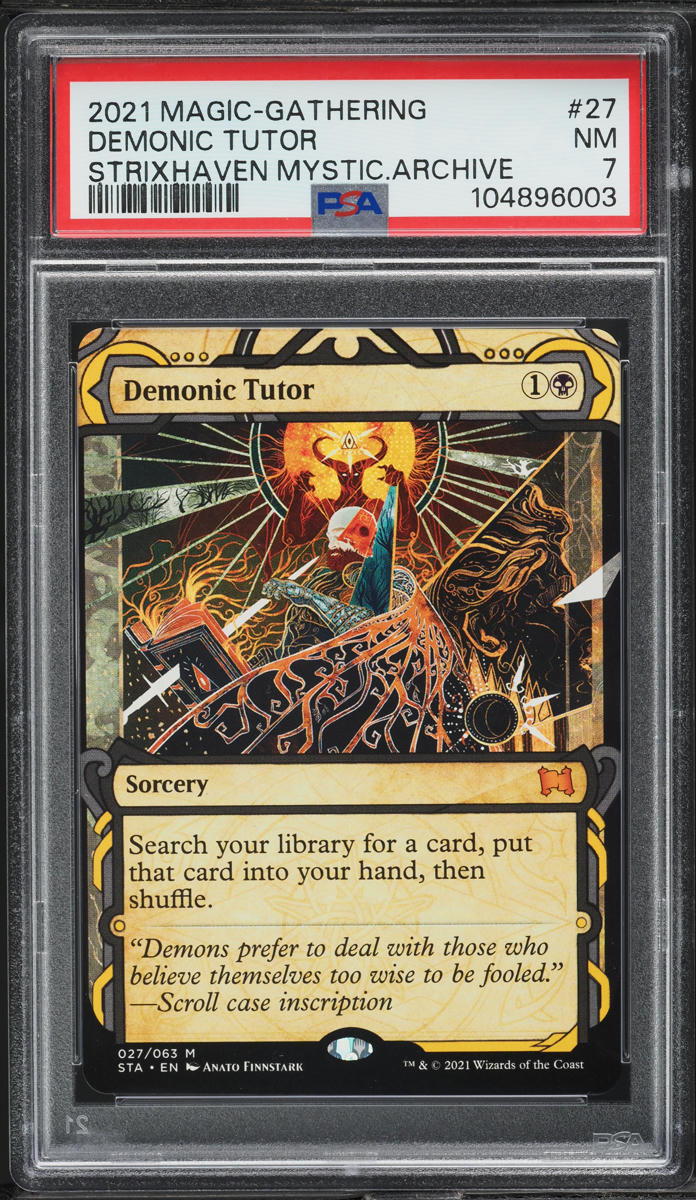 2021 Magic The Gathering MTG Strixhaven Mystical Archive Demonic Tutor ...