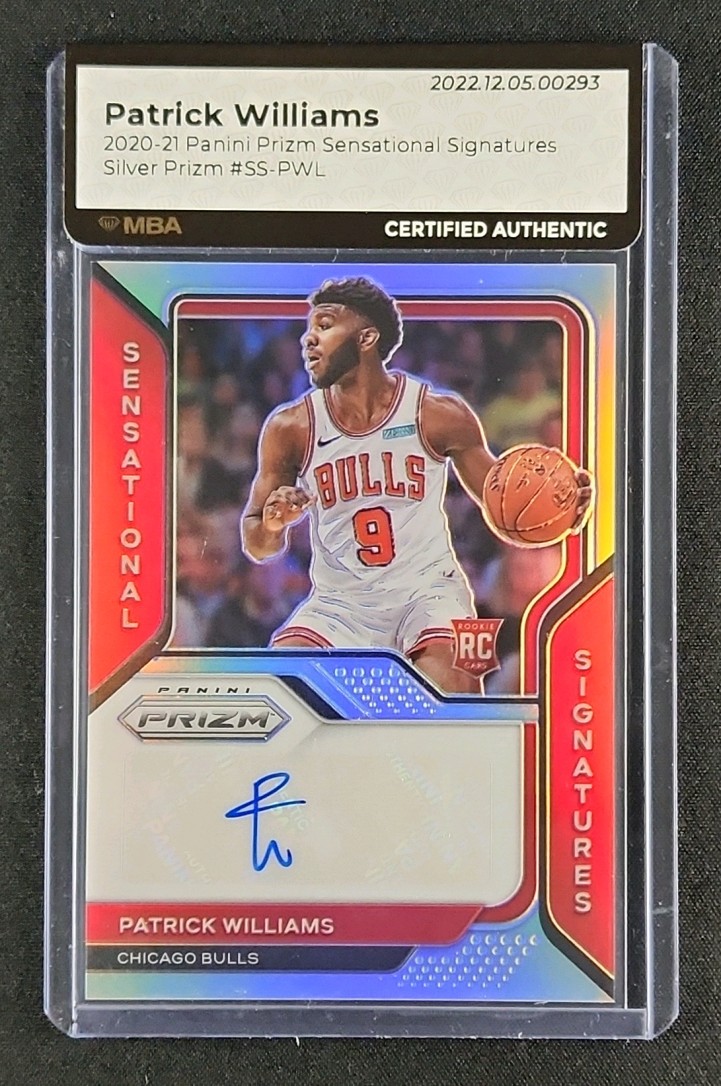 2020 Panini Prizm Sensational Silver Patrick Williams ROOKIE AUTO MBA ...