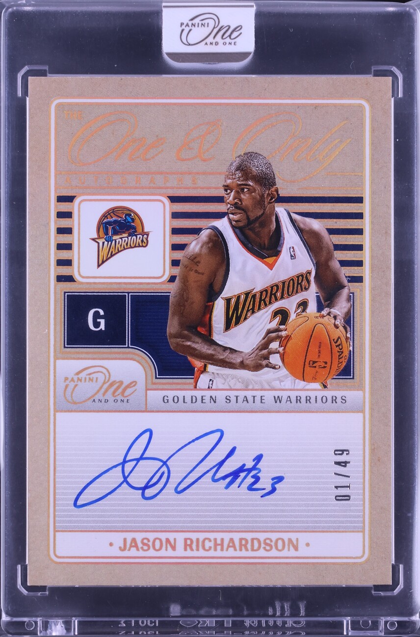 2024 Panini One And One The One & Only Jason Richardson AUTO 1/49 #OAO ...