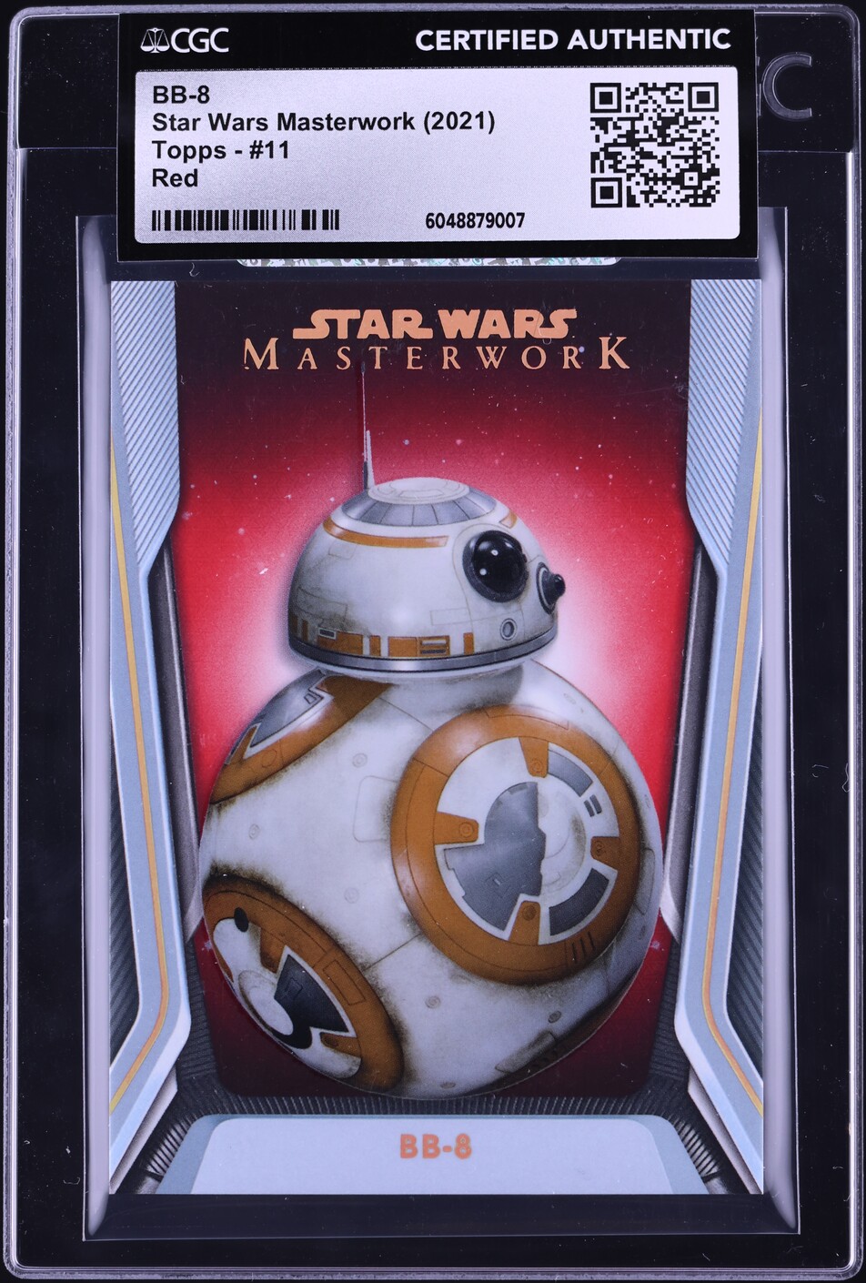2021 Topps Star Wars Masterwork Red BB-8 /25 #11 CGC AUTH on Fanatics ...