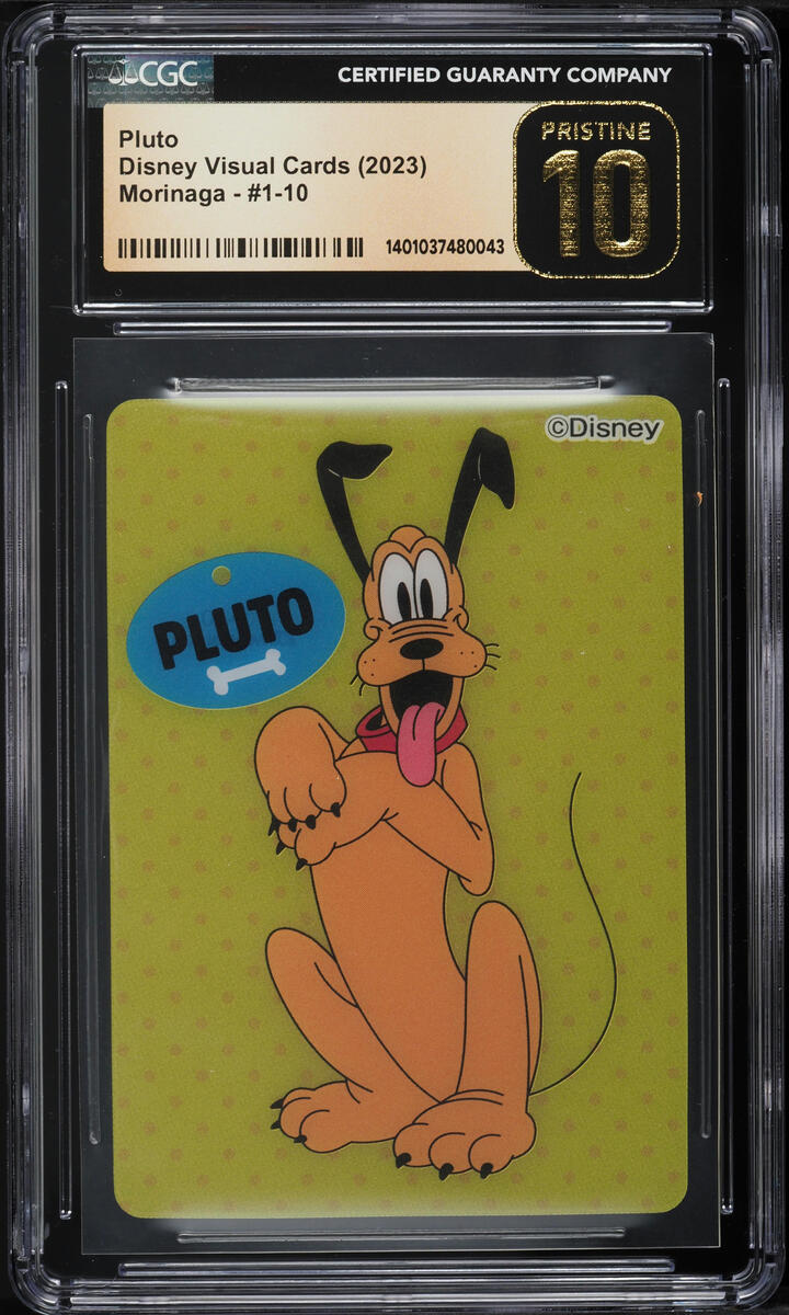2023 Disney Visual Cards Pluto #1 CGC 10 PRISTINE on Fanatics Collect