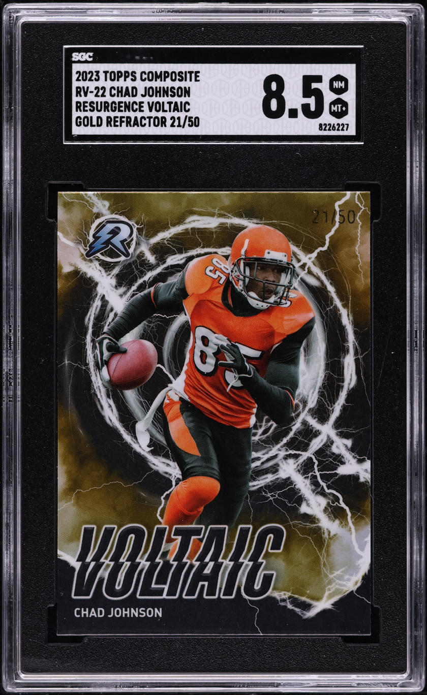 2023 Topps Composite Resurgence Voltaic Gold Refractor Chad Johnson /50 ...