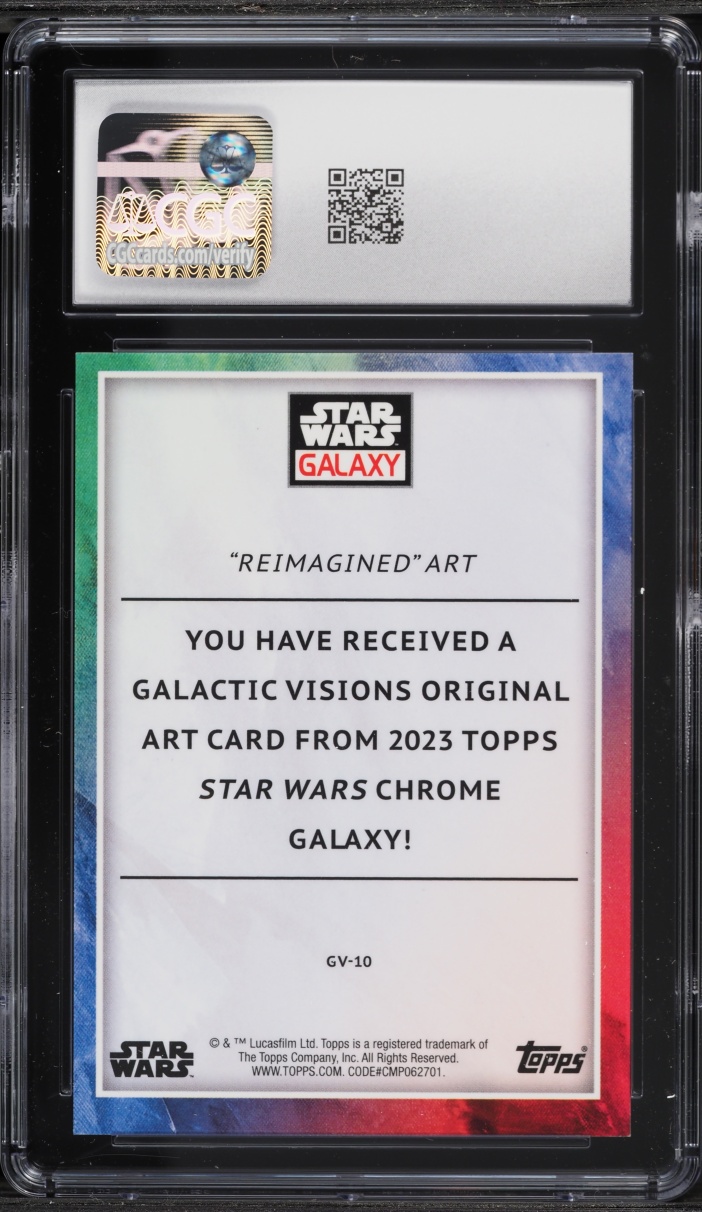 2023 Topps Star Wars Chrome Galaxy Galactic Visions Prism Refractor ...