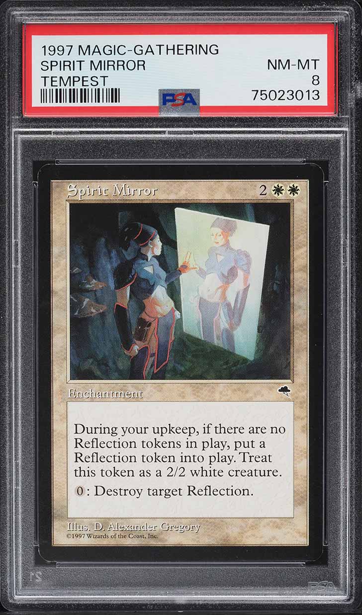 1997 Magic The Gathering MTG Tempest Spirit Mirror PSA 8 NM-MT on ...