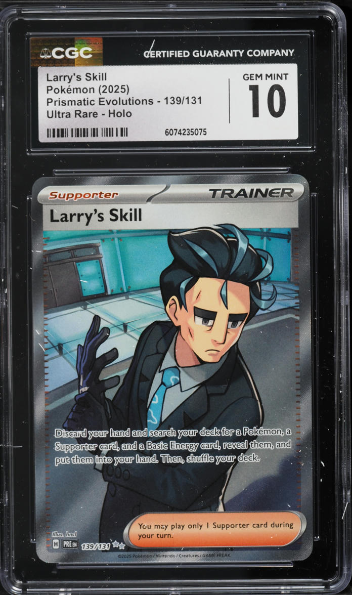 2025 Pokemon Scarlet & Violet Prismatic Evolutions Full Art Larry's ...