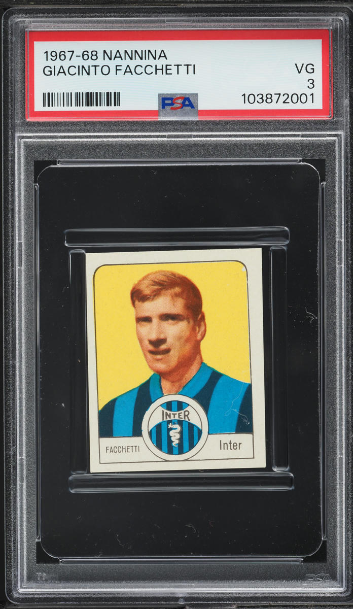 1967 Nannina Giacinto Facchetti PSA 3 VG on Fanatics Collect