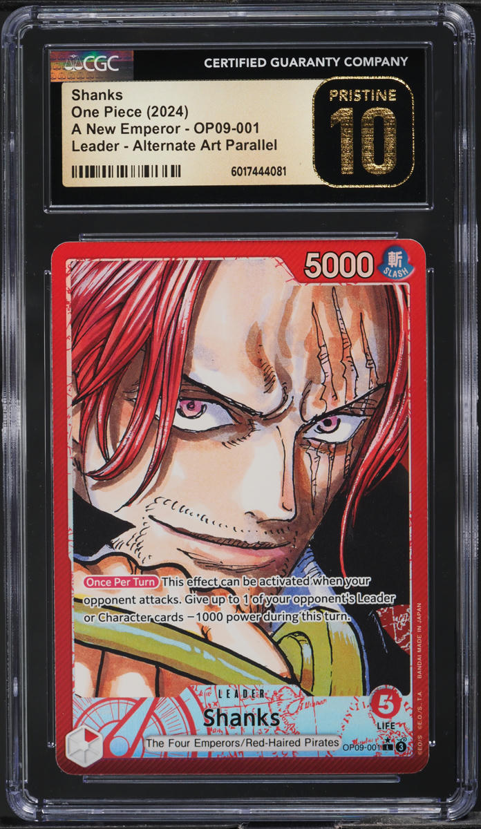2024 One Piece A New Emperor Alt Art Parallel Nami #OP09-050 CGC 10 PRISTINE on Fanatics Collect